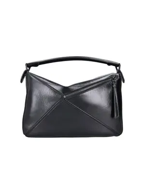 Loewe Large "puzzle" Shoulder Bag - Black