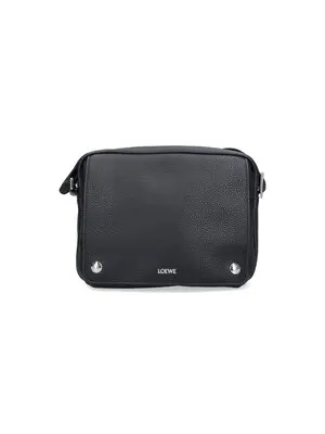 Loewe Messenger Pebble" Shoulder Bag - Black