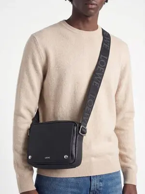 Loewe Messenger Pebble" Shoulder Bag - Black