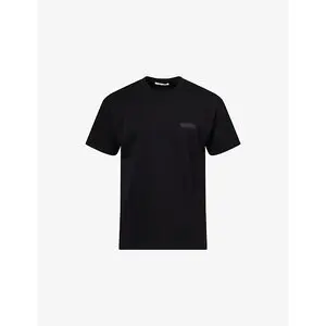 Givenchy Appliqué Logo Cotton T-shirt - Black