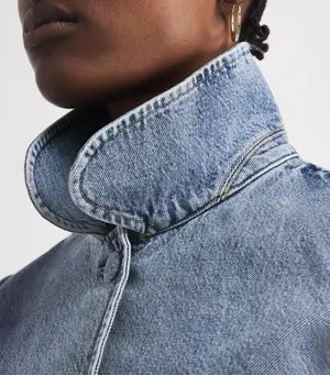 FRAME The Palm Cropped Denim Jacket