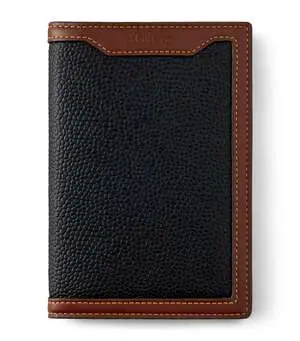 Mulberry Scotchgrain Passport Cover - Black