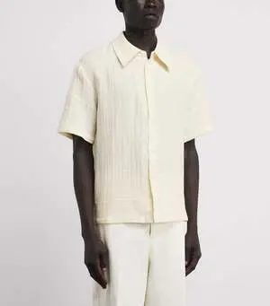 Séfr Cotton-linen Wes Shirt