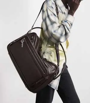 Acne Studios Leather Shoulder Bag - Brown