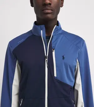 Rlx Ralph Lauren Color-blocked Packable Windbreaker Jacket
