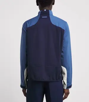Rlx Ralph Lauren Color-blocked Packable Windbreaker Jacket