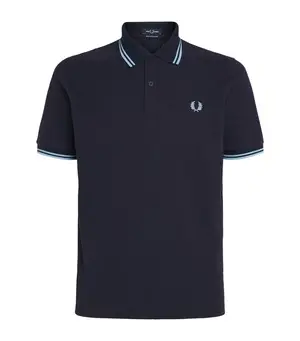 Fred Perry Twin Tipped Polo Shirt - Navy
