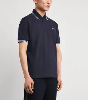 Fred Perry Twin Tipped Polo Shirt - Navy