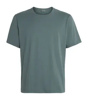 Hanro Cotton Living Crew-neck T-shirt - Green