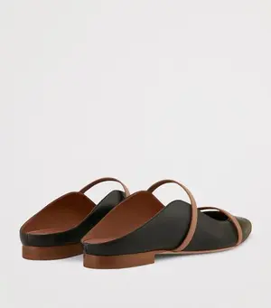 MALONE SOULIERS Leather Maureen Mules With Pointed Toe - Black