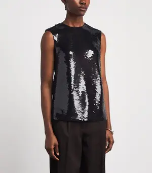 ESSE STUDIOS Sequined Sleeveless Top