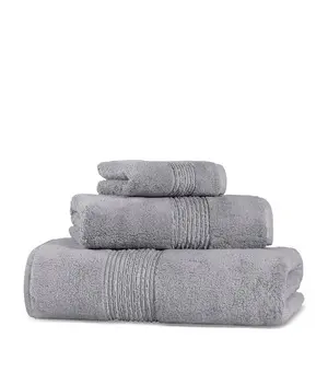 HAMAM Organic Cotton Galata Bath Sheet - Grey