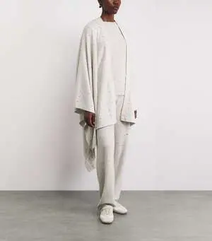 WILLIAM SHARP Cashmere Crystal-embellished Cape
