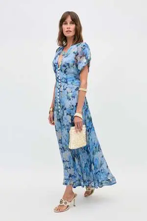 Rixo Novara Chelsea Floral Maxi Dress