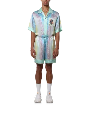 Casablanca Masao San Silk Shorts