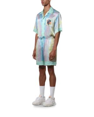 Casablanca Masao San Silk Shorts