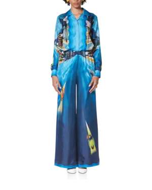 Casablanca Tokyo Night Silk Shirt