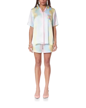 Casablanca Casa Shell Wave Silk Shirt