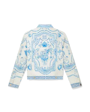 Casablanca Printed Denim Jacket