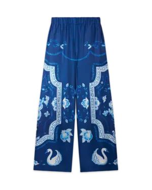 Casablanca Plat A Dessert Silk Trousers
