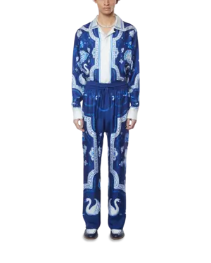 Casablanca Plat A Dessert Silk Trousers