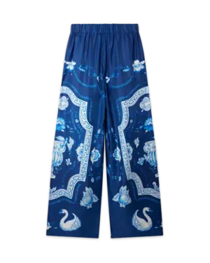 Casablanca Plat A Dessert Silk Trousers