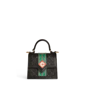 Casablanca Black Laurel Micro Jeanne Bag - Multicolor
