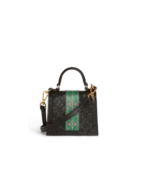 Casablanca Black Laurel Micro Jeanne Bag