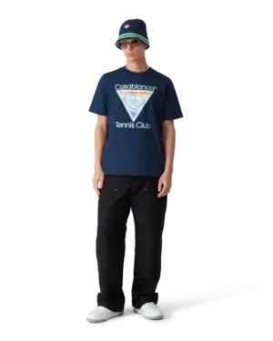 Casablanca Striped Crochet Bucket Hat