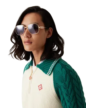Casablanca Silver & Gold The Vermont Sunglasses