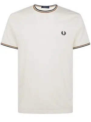 Fred Perry Twin Tipped T-shirt - Brown
