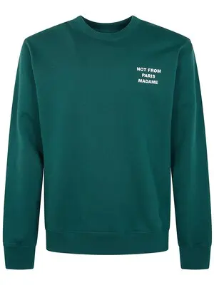 Drole De Monsieur Crewneck Sweatshirt With Logo Print