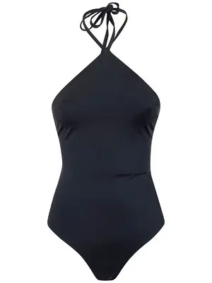 Jacquemus Le Maillot Bastide" Halterneck Swimsuit - Black
