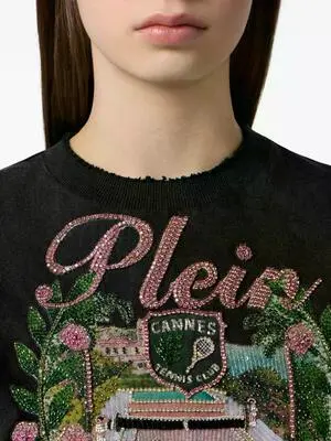 Philipp Plein Printed Crop Top