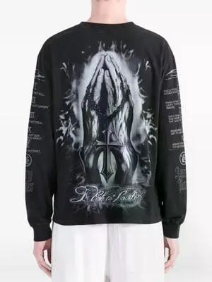 HELLSTAR Commandments Graphic-print Long-sleeve T-shirt