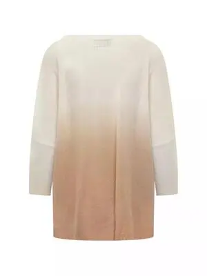 KUJTEN Gradient V-neck Sweater