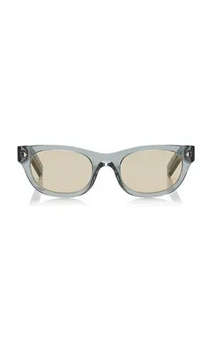 Prada Acetate Square Frame Sunglasses - Green