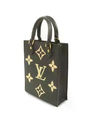 LOUIS VUITTON Petit Sac Plat Monogram Mini Tote Bag