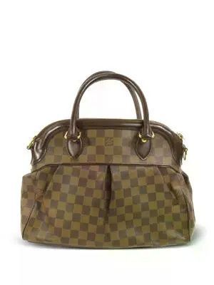 LOUIS VUITTON Trevi Pm Damier Ebène Tote Bag