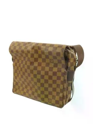 LOUIS VUITTON Naviglio Damier Ebène Shoulder Bag - Brown