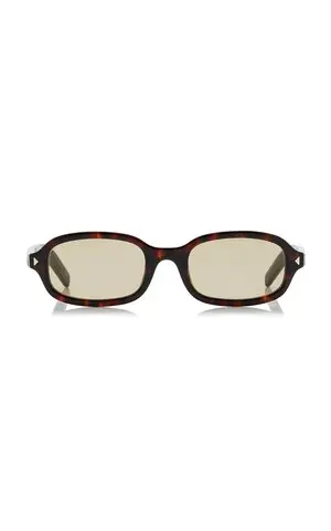 Prada Square Acetate Sunglasses - Brown