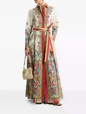 Etro Paisley-print Cotton Maxi Dress
