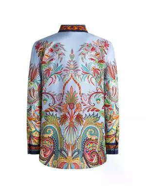 Etro Paisley Print Cotton Shirt