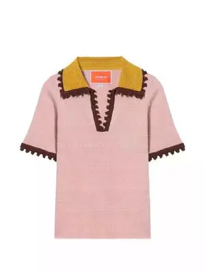 La DoubleJ Picket Polo Top
