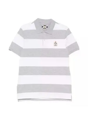 JOHNNY LAMBS Striped-pattern Polo Shirt