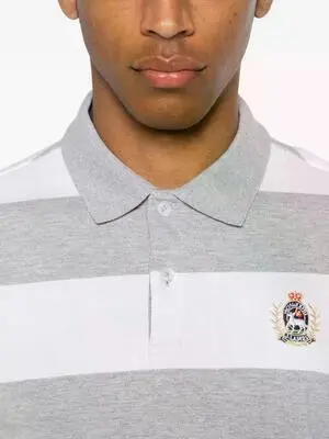 JOHNNY LAMBS Striped-pattern Polo Shirt