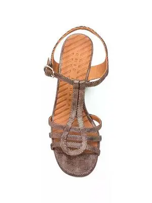 Chie Mihara Babi Metallic T-bar Sandals