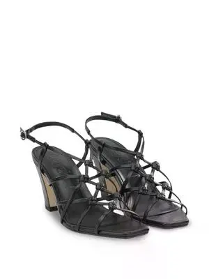 AeydĒ Acacia Knotted Caged Sandals