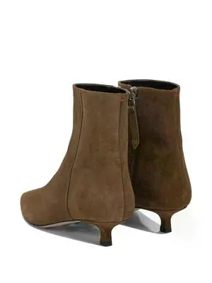 AeydĒ Sofie Suede Ankle Boots - Brown