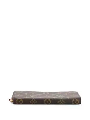 LOUIS VUITTON Clemence Wallet Monogram Canvas Small Wallets - Brown